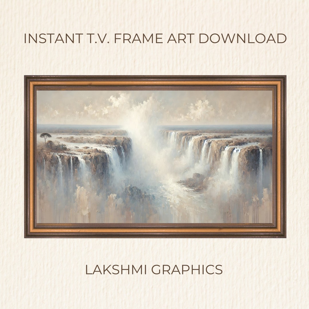 Frame Tv Art Victoria Falls, Zambia & Zimbabwe | TV Art Frame | Digital ...