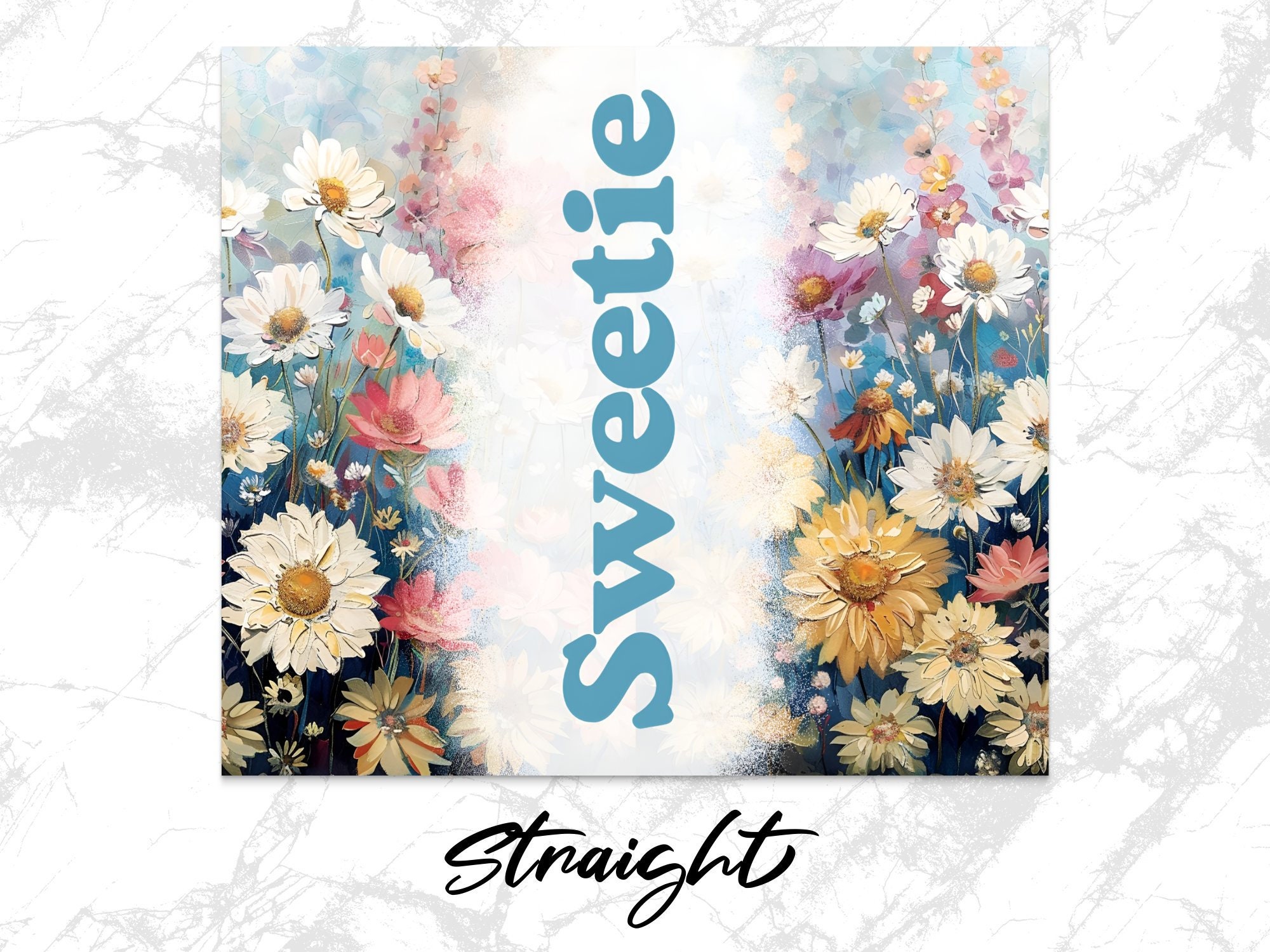 Sweetie Blue | Tumbler Wrap Sublimation | Straight Skinny 20oz Tumbler ...