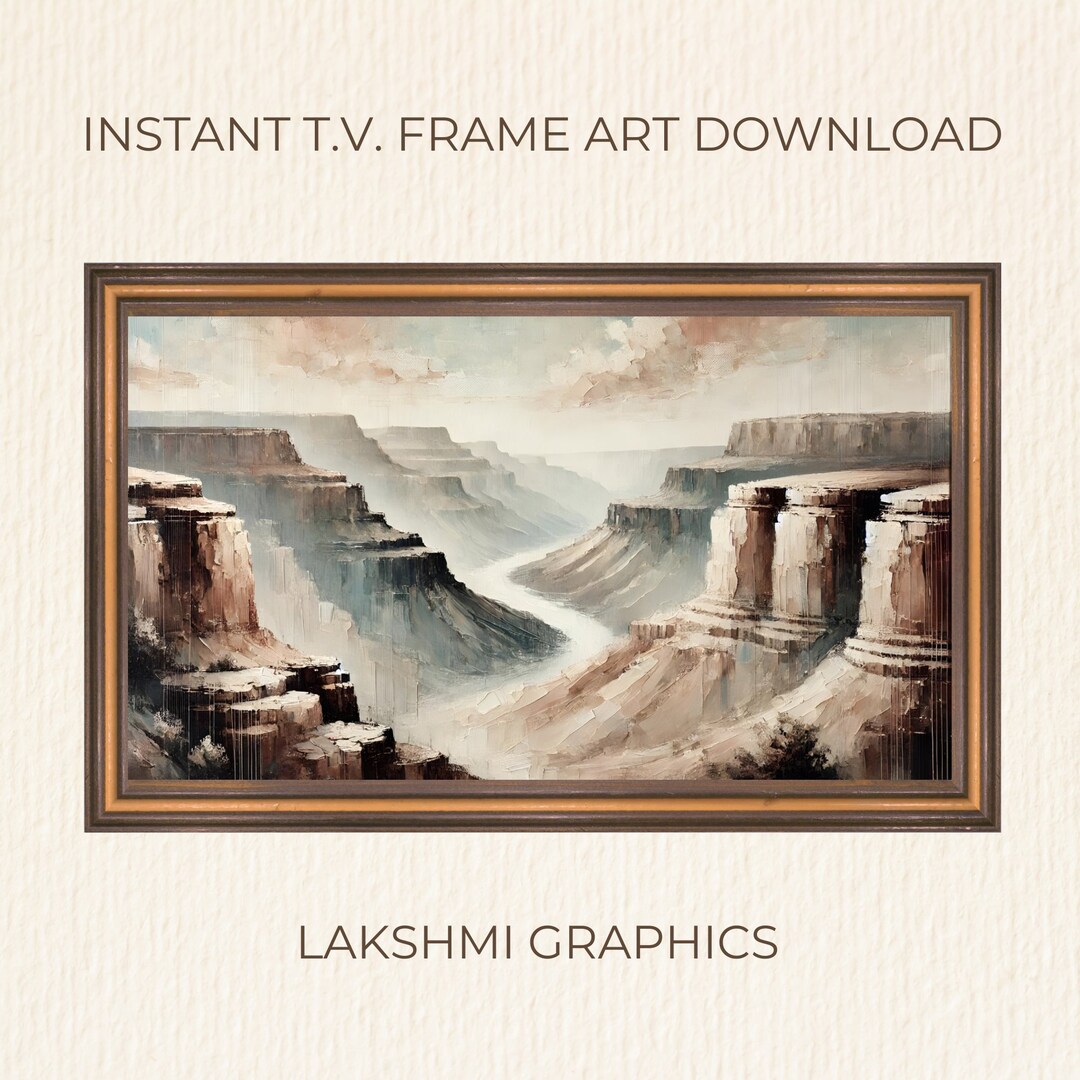 Frame Tv Art Grand Canyon | TV Art Frame | Digital Tv Frame Art ...