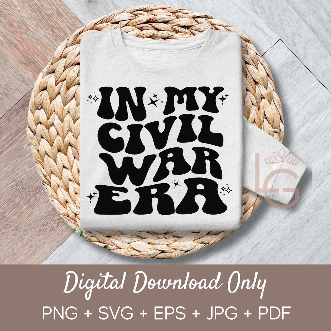 In My Civil War Era | Svg, Png, Jpeg, Eps | Commercial Use Clipart ...