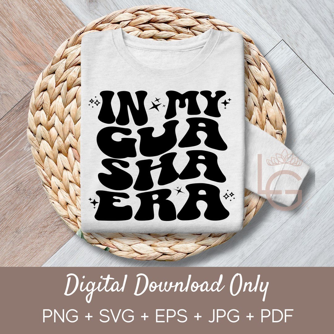 In My Gua Sha Era | Svg, Png, Jpeg, Eps, Commercial Use Clipart, Wall ...