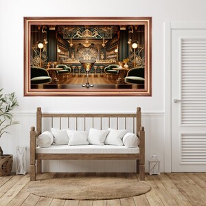 Frame TV Artwork | TV Art Deco | TV Frame | Martini Dreams | Night Life ...
