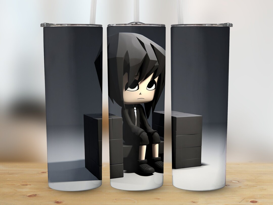 Hurt Emo Tumbler Wrap Sublimation Straight Skinny 20oz Tumbler-tapered ...