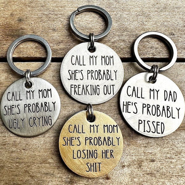 Engraved Funny Dog Tag - Etsy