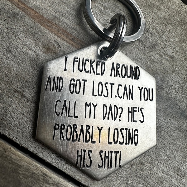 Funny Dog Tag Call Mom - Etsy UK