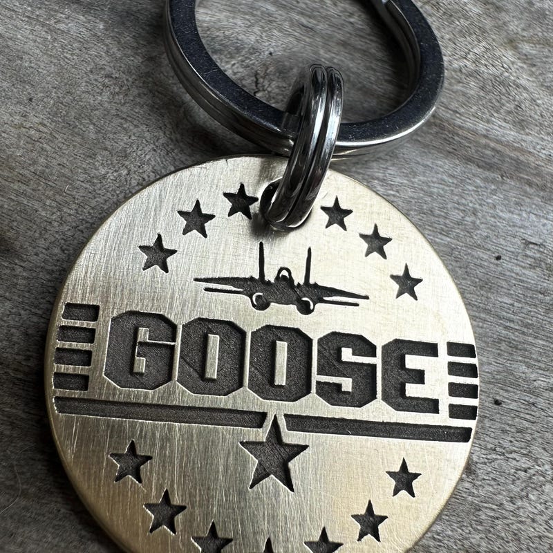 Engraved Round Dog Tag - Etsy