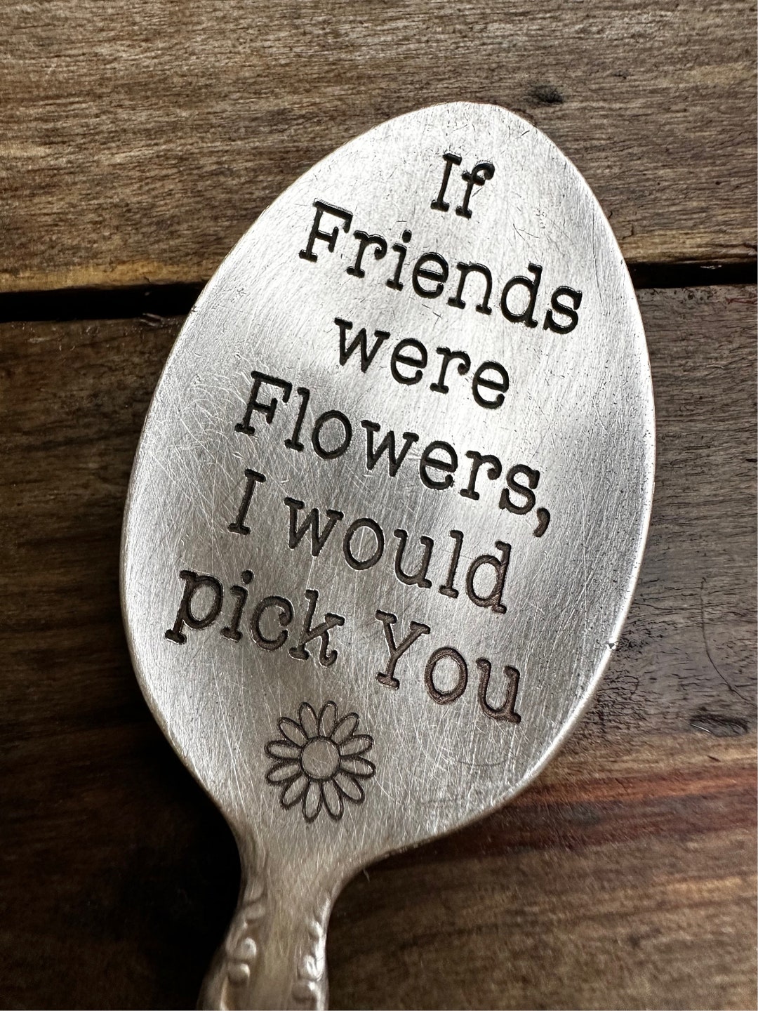 Custom Spoon,personalized Spoon,encouragement Best Friend Gift, Plant ...