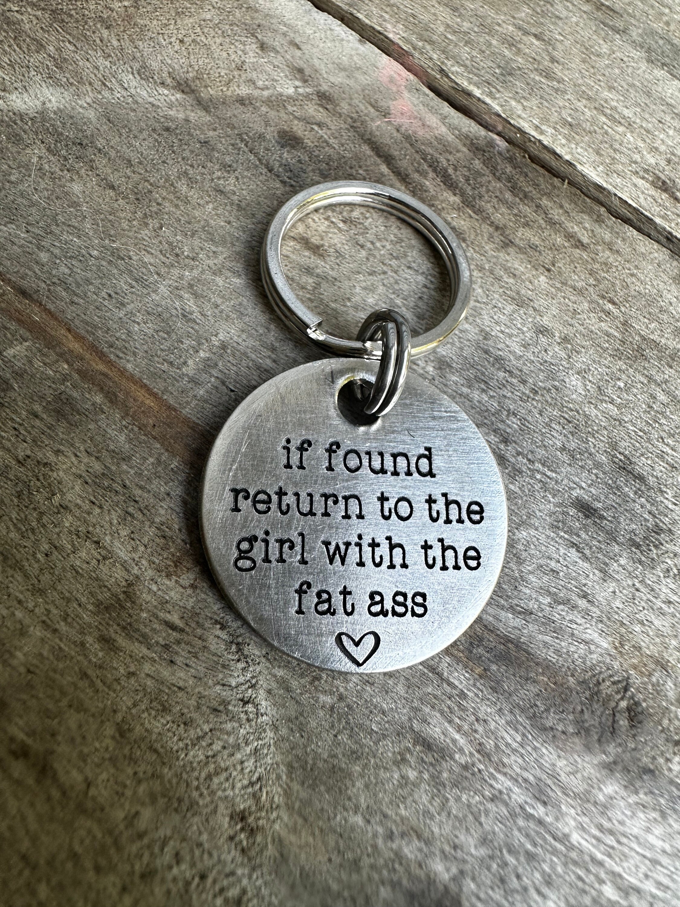 Fat Ass Keychain, Funny Keychain Wife, Fat Ass Keychain, Funny Gift ...
