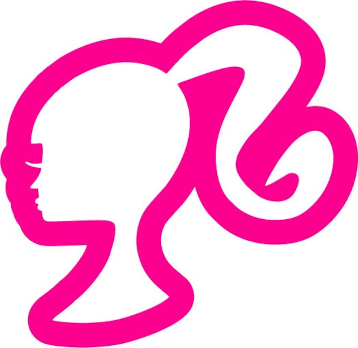 Logotipo de Barbie cabeza svg png archivo digital jpeg - Etsy México