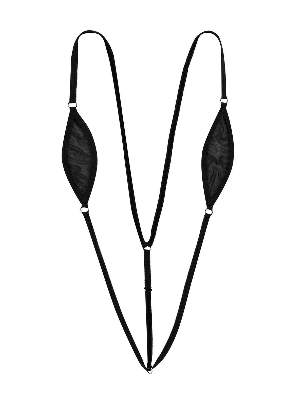 Microkini Crotchless Bikini Monokini Slingshot Thong Extreme Micro