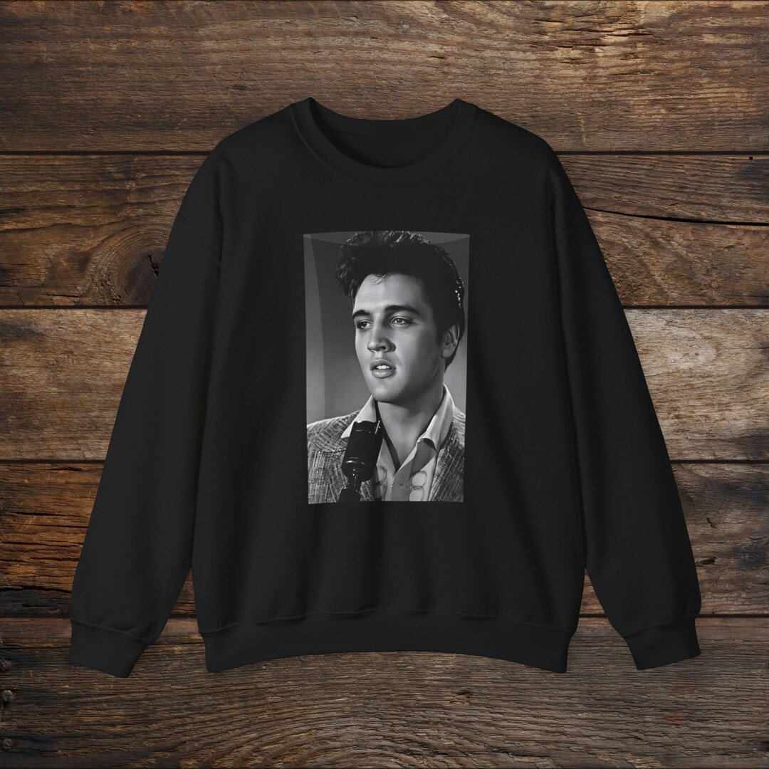 Elvis, the King, Elvis Presley, Fan Art, Crewneck Sweatshirt - Etsy