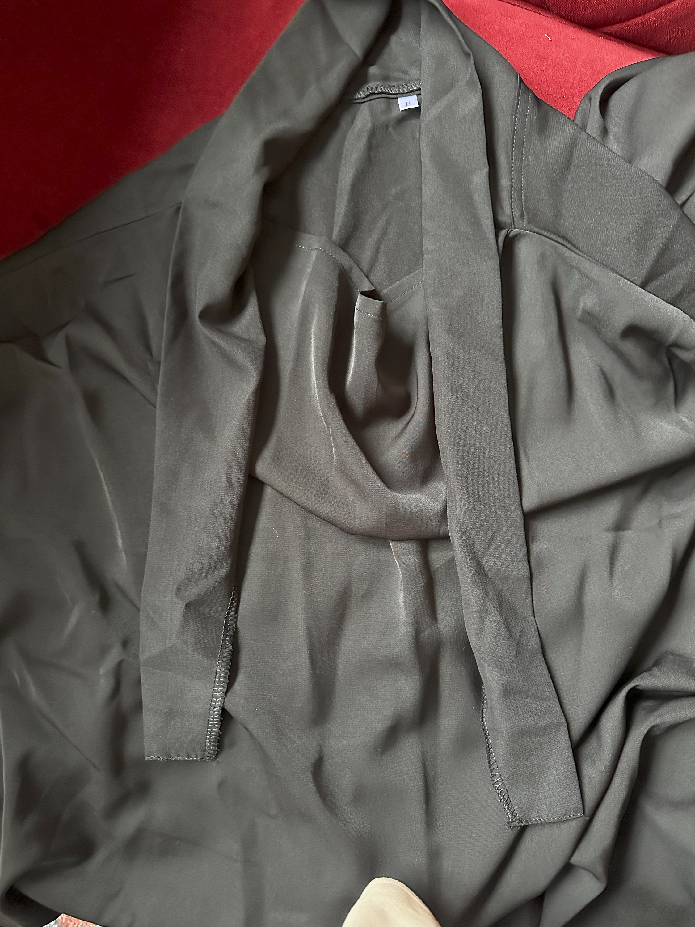 Women's Prayer Set Abaya Jilbab Ihram Ehram 2 Piece Black Muslim Dress ...