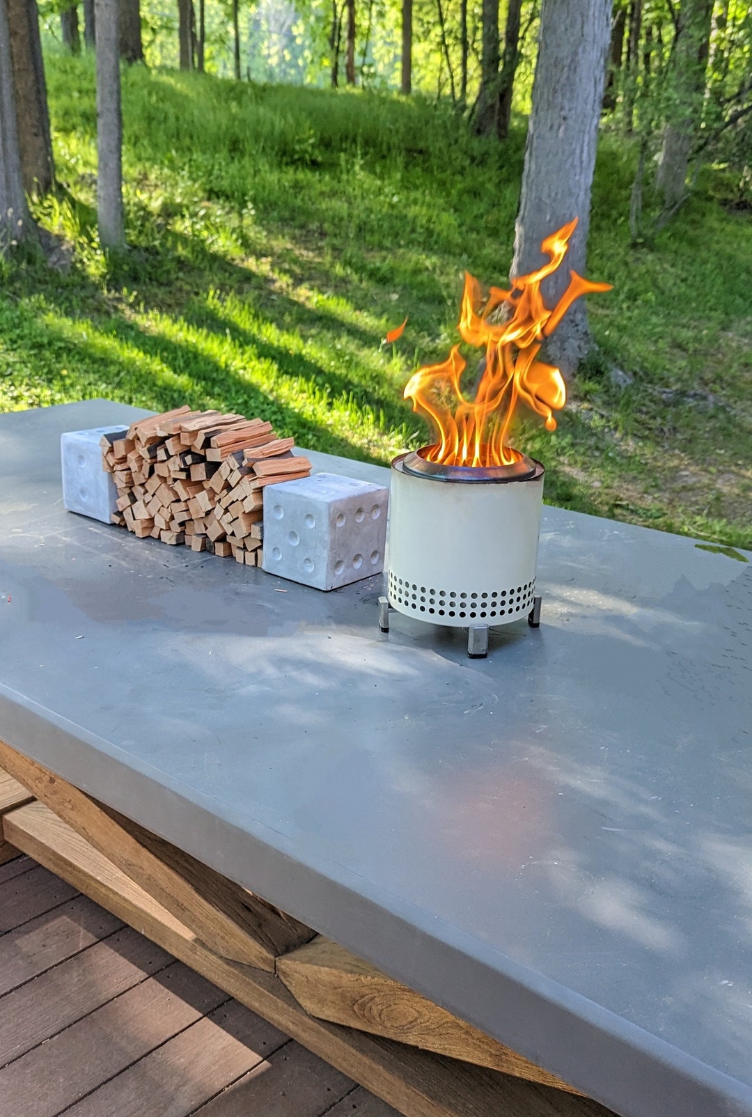 3.5in Mini Firewood Logs Perfect Size for Solo Stove Mesa XL 14 Lbs - Etsy