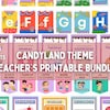 Sweets Candyland Classroom Decor Bundle, Pastel Classroom Decor, Canva ...