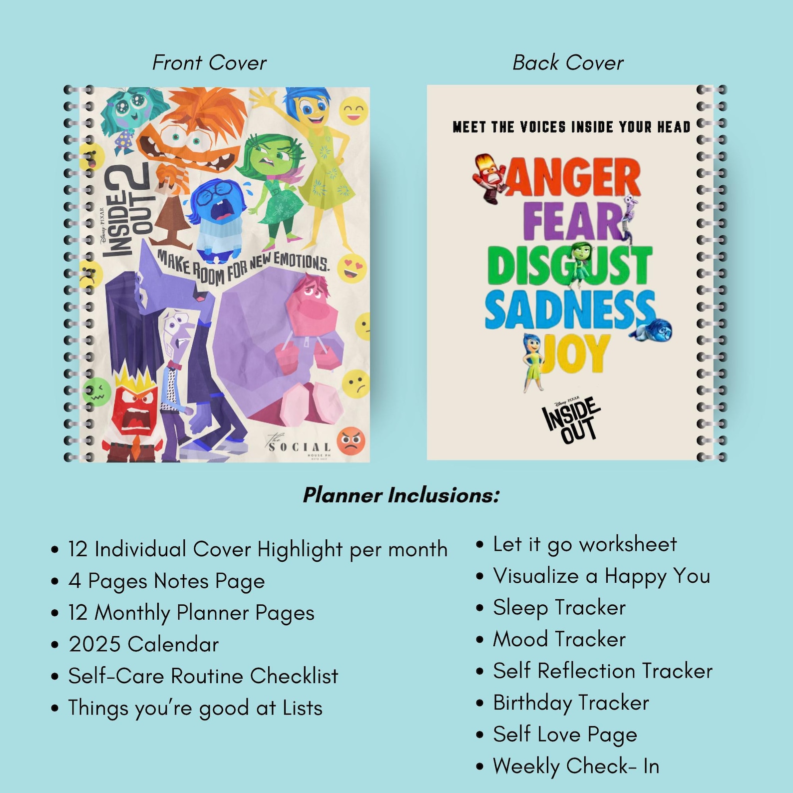 Emotions Planner, Feelings A4 Printable, Printable Planner, Happy ...