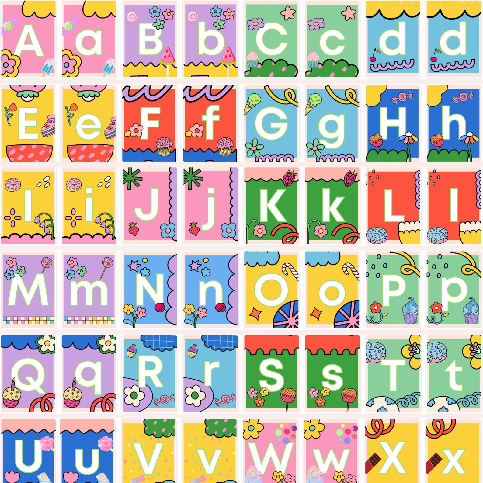 Sweets Candyland Classroom Decor Bundle, Pastel Classroom Decor, Canva ...