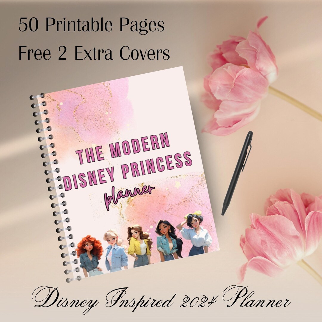 Beautiful Princess Planner, Letter A4 Printable, Printable Planner ...