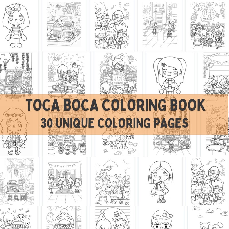 Toca Boca Book - Etsy