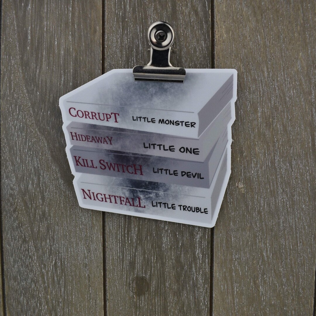 Devils Night Book Series Vinyl Sticker, Corrupt, Hideaway,kill Switch ...
