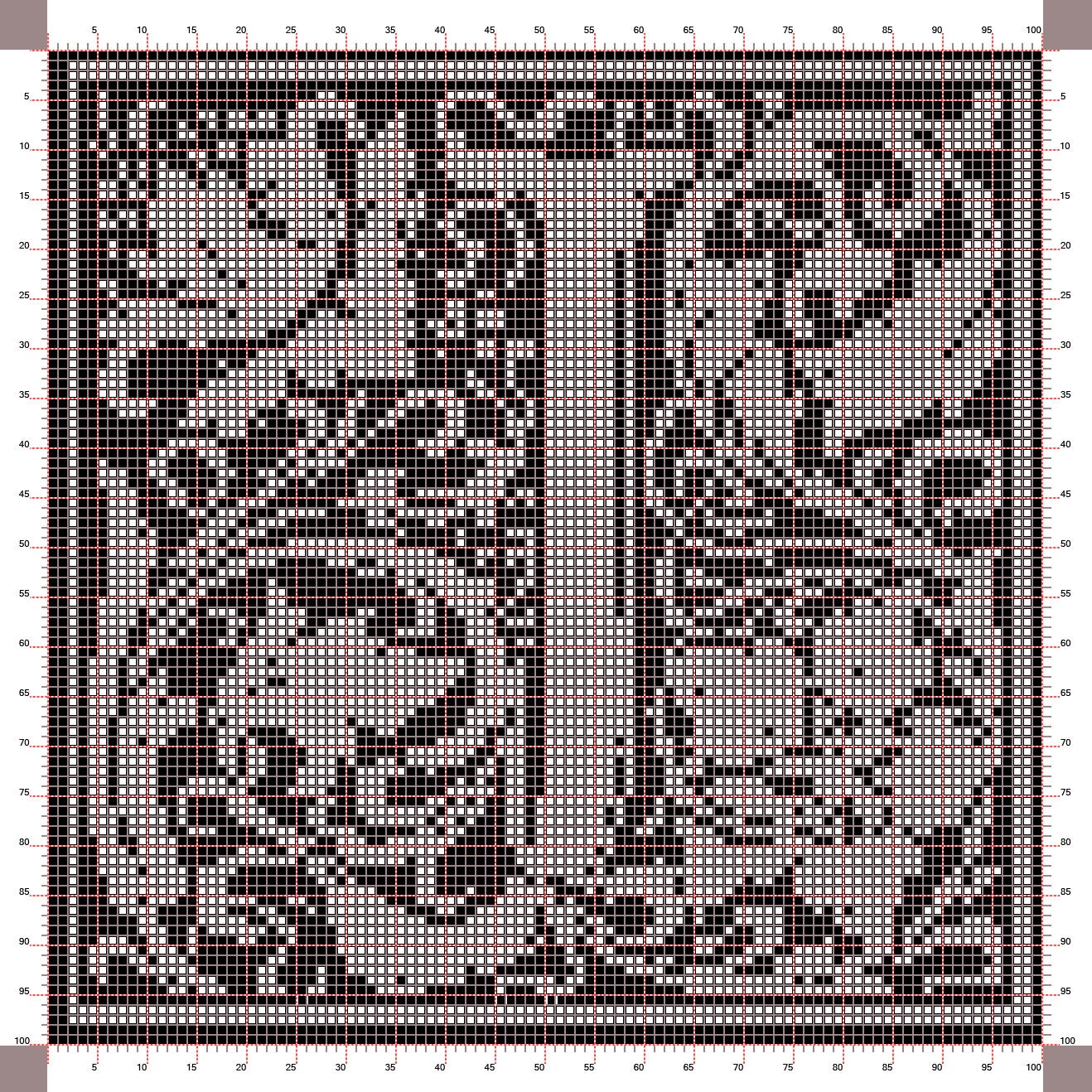 Alphabet - Letter J, Goudy Classic Style: Crochet/knit Graphgan Blanket ...