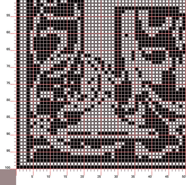 Alphabet - Letter R, Goudy Classic Style: Crochet/knit Graphgan Blanket ...