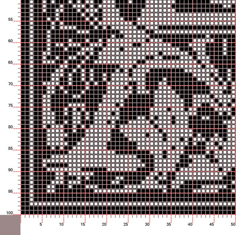 Alphabet - Letter A, Goudy Classic Style: Crochet/knit Graphgan Blanket ...