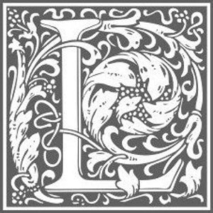 Alphabet - Letter L, Goudy Classic Style: Crochet/knit Graphgan Blanket ...