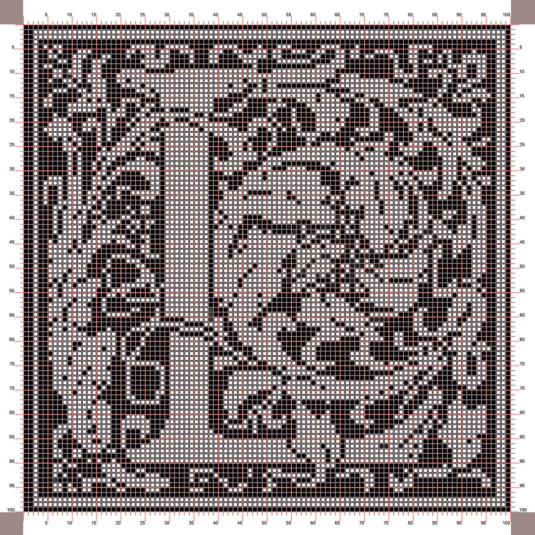 Alphabet - Letter L, Goudy Classic Style: Crochet/knit Graphgan Blanket ...