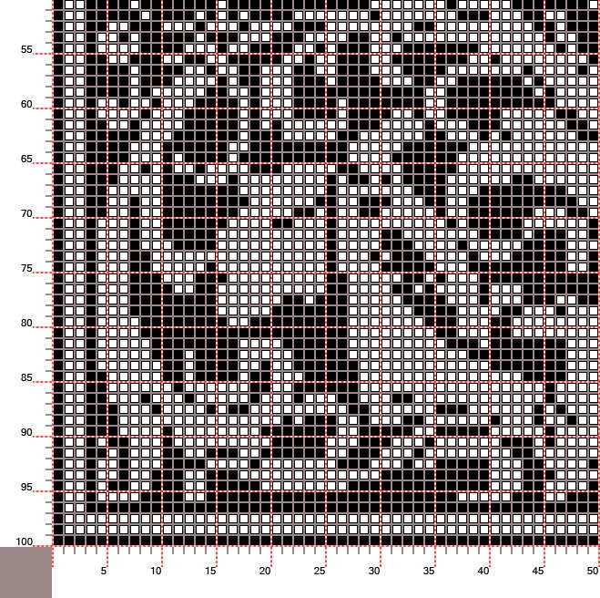 Alphabet - Letter S, Goudy Classic Style: Crochet/knit Graphgan Blanket ...