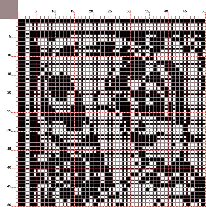 Alphabet - Letter V, Goudy Classic Style: Crochet/knit Graphgan Blanket ...