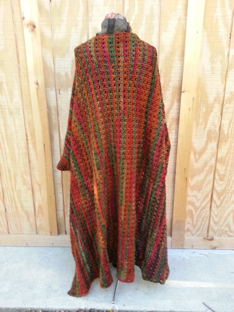 Crochet "cross Stitch" Cape: Digital Pattern, Pdf Download, Instant ...