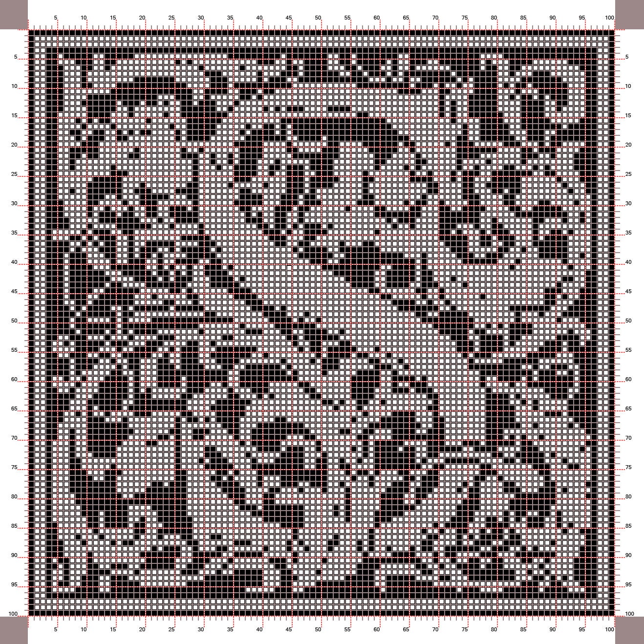 Alphabet - Letter S, Goudy Classic Style: Crochet/knit Graphgan Blanket ...