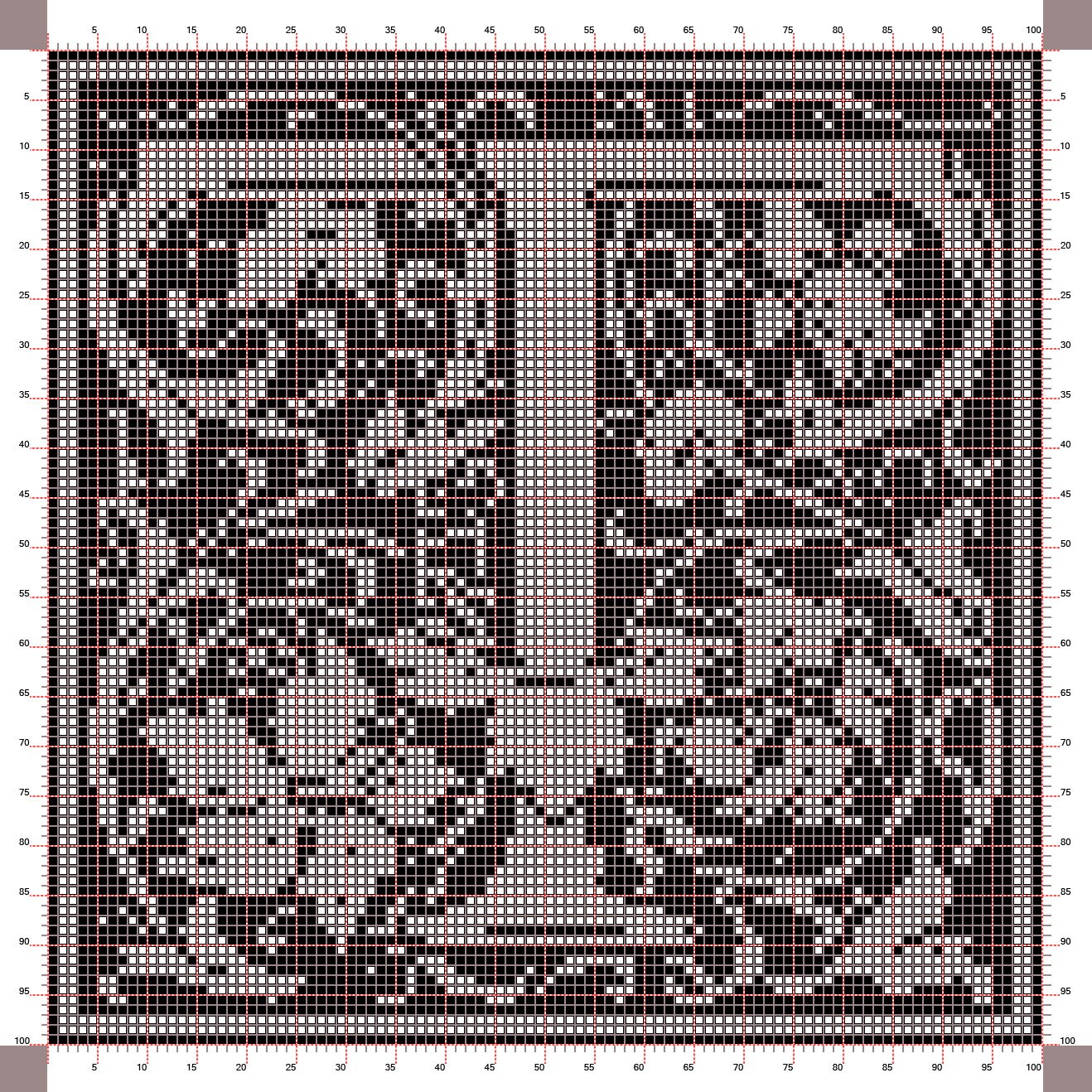 Alphabet - Letter T, Goudy Classic Style: Crochet/knit Graphgan Blanket ...