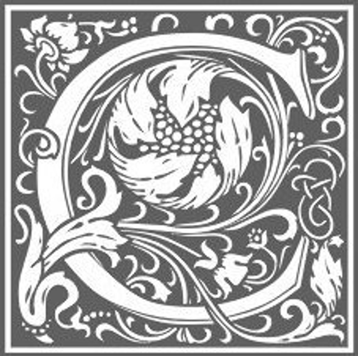 Alphabet - Letter C, Goudy Classic Style: Crochet/knit Graphgan Blanket ...