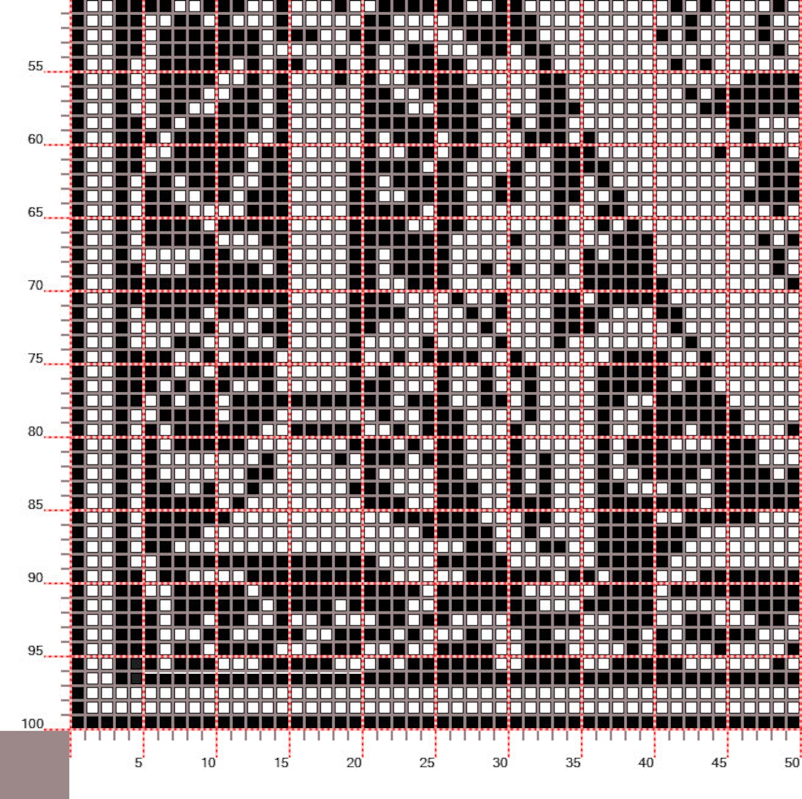 Alphabet - Letter M, Goudy Classic Style: Crochet/knit Graphgan Blanket ...