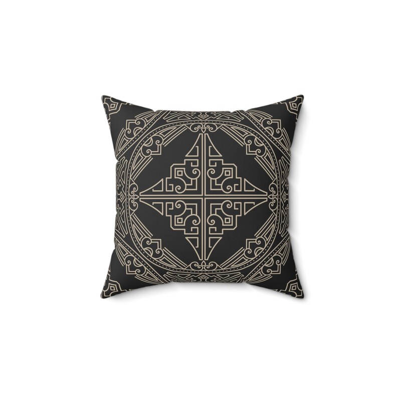 Square Pillow (14") - Zentangle Geometric - Etsy