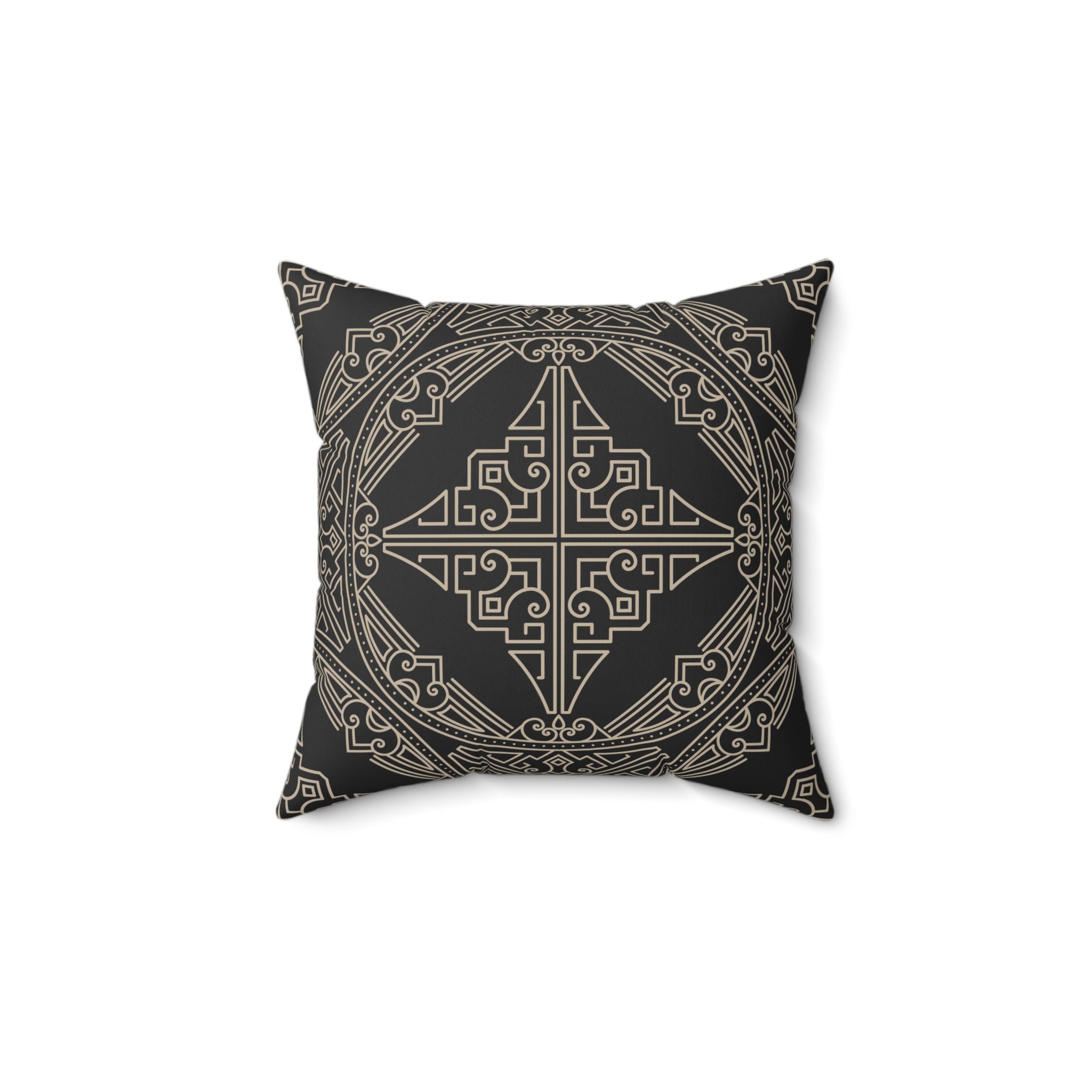 Square Pillow (14") - Zentangle Geometric - Etsy
