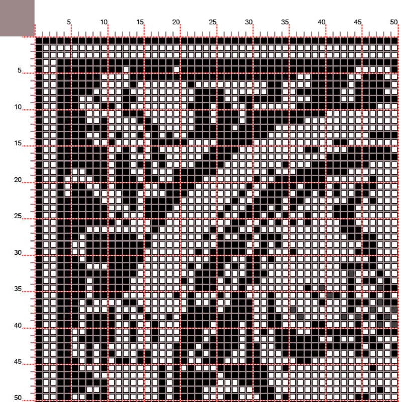 Alphabet - Letter C, Goudy Classic Style: Crochet/knit Graphgan Blanket ...