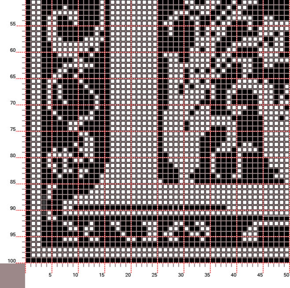 Alphabet - Letter D, Goudy Classic Style: Crochet/knit Graphgan Blanket ...