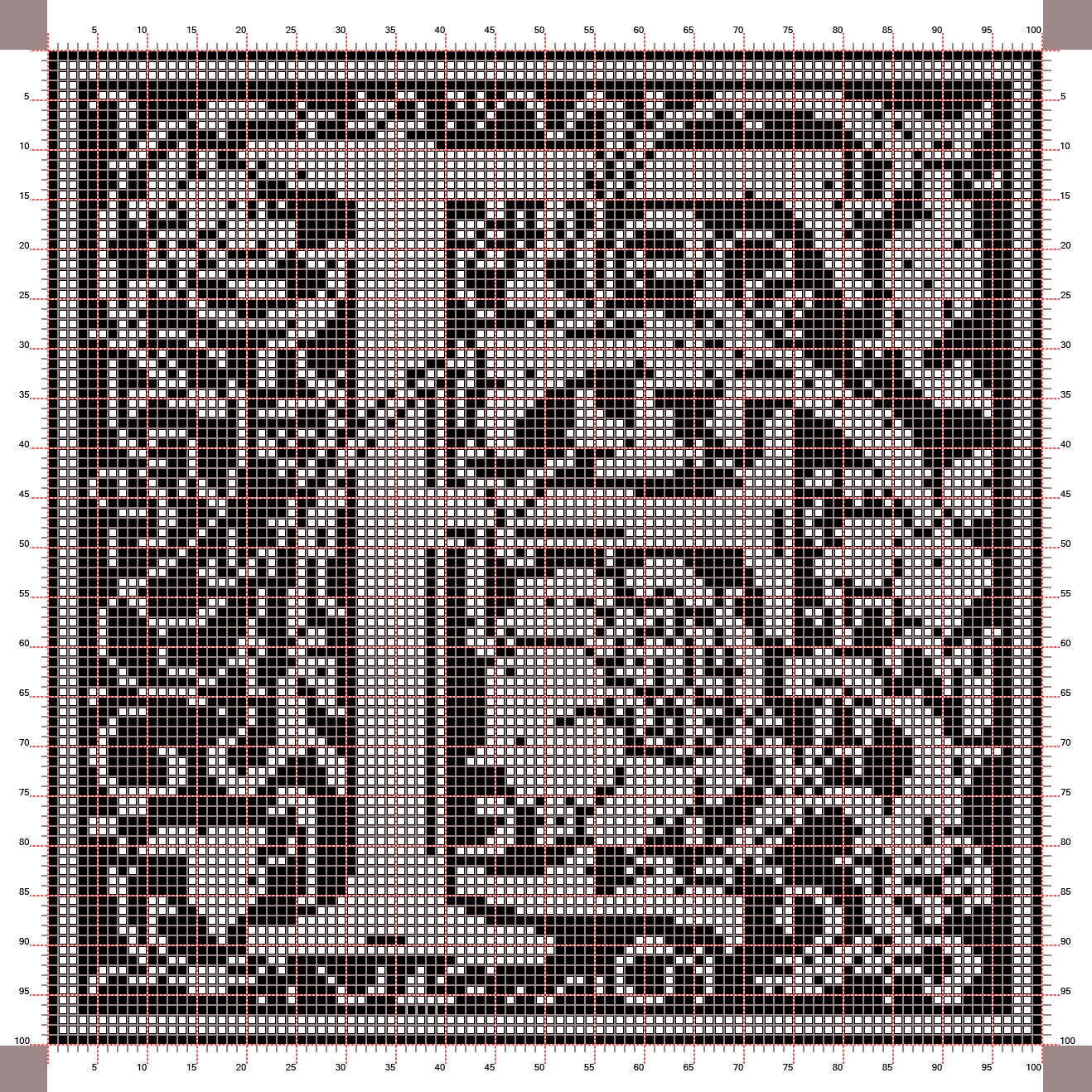 Alphabet - Letter F, Goudy Classic Style: Crochet/knit Graphgan Blanket ...