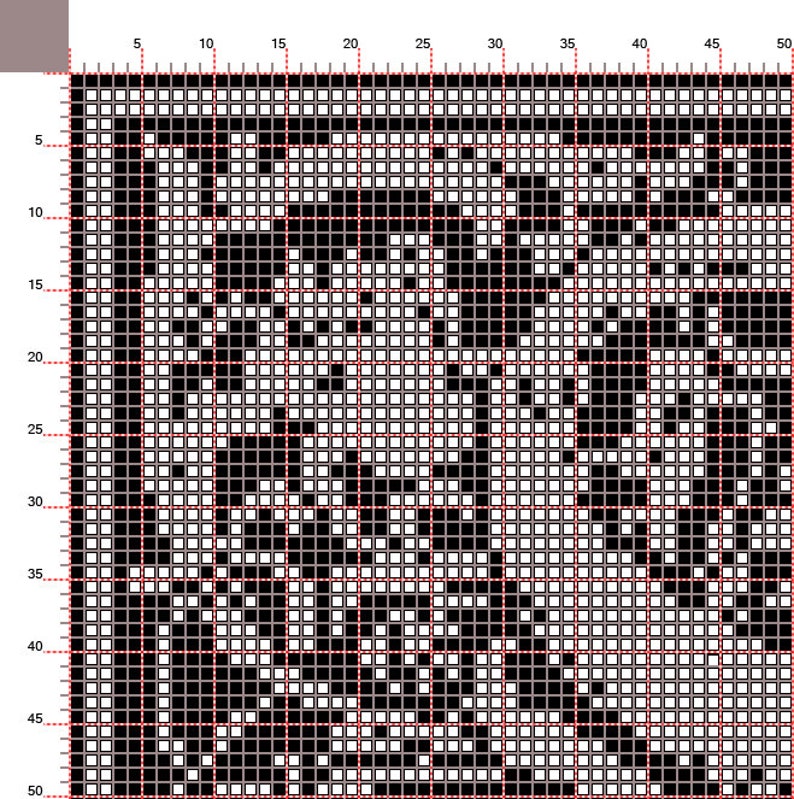 Alphabet - Letter S, Goudy Classic Style: Crochet/knit Graphgan Blanket ...