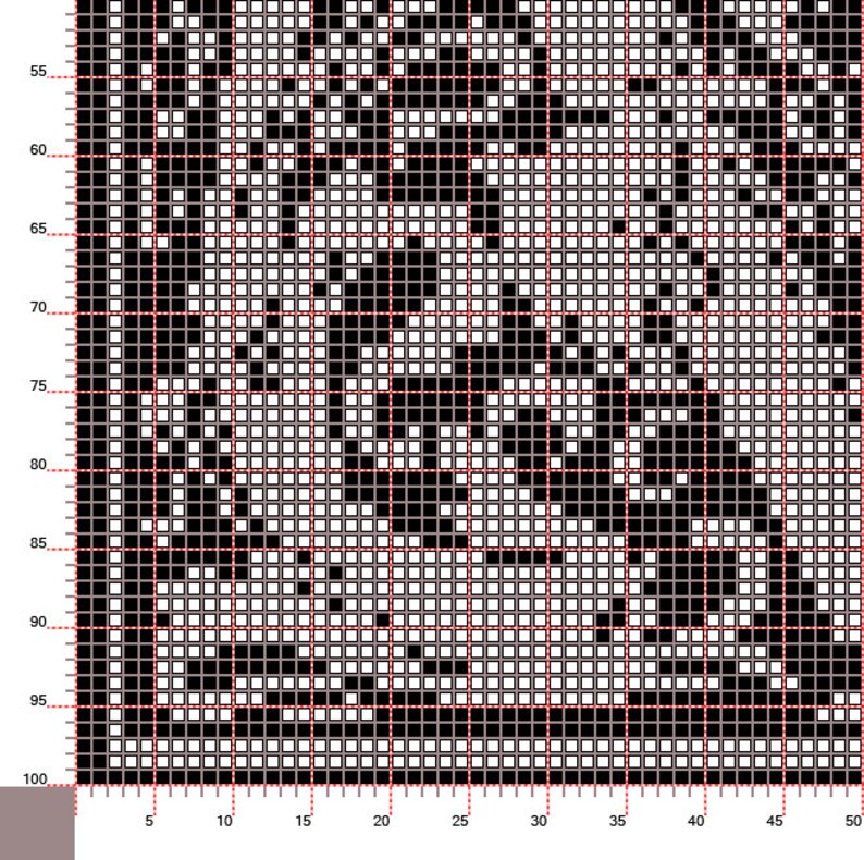 Alphabet - Letter V, Goudy Classic Style: Crochet/knit Graphgan Blanket ...