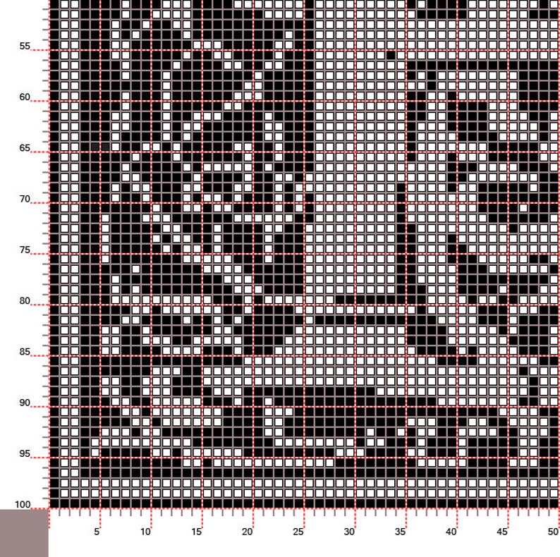 Alphabet - Letter P, Goudy Classic Style: Crochet/knit Graphgan Blanket ...