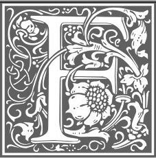 Alphabet - Letter F, Goudy Classic Style: Crochet/knit Graphgan Blanket ...