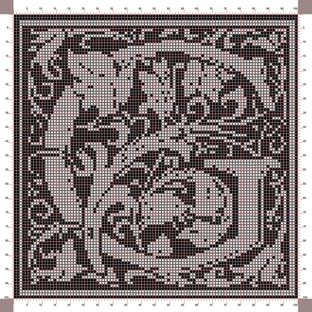 Alphabet - Letter G, Goudy Classic Style: Crochet/knit Graphgan Blanket ...