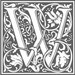 Alphabet - Letter W, Goudy Classic Style: Crochet/knit Graphgan Blanket ...