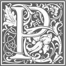 Alphabet - Letter P, Goudy Classic Style: Crochet/knit Graphgan Blanket ...