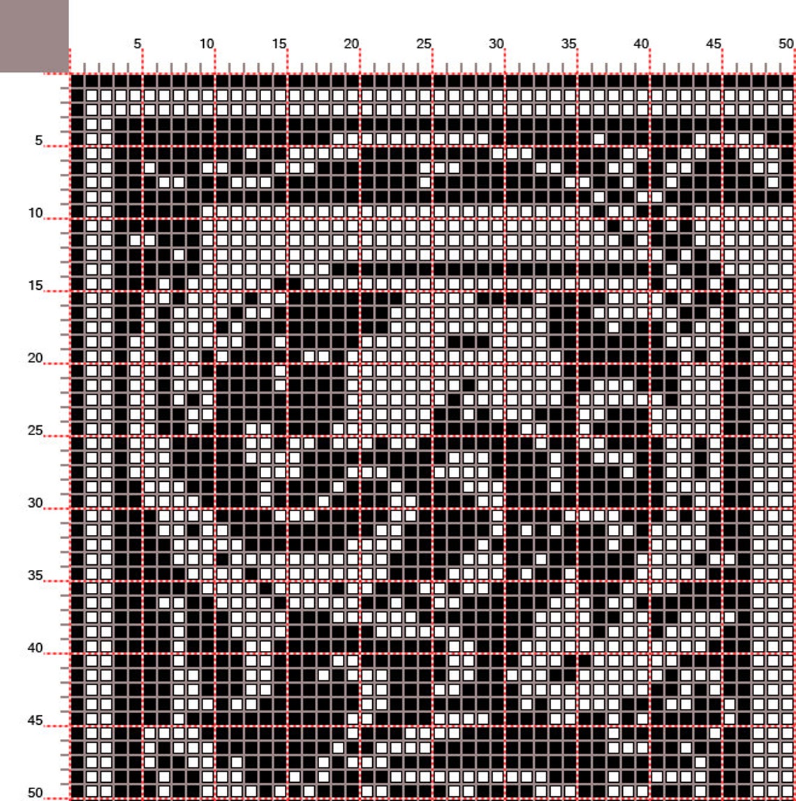 Alphabet Letter T, Goudy Classic Style: Crochet/knit Graphgan Blanket ...