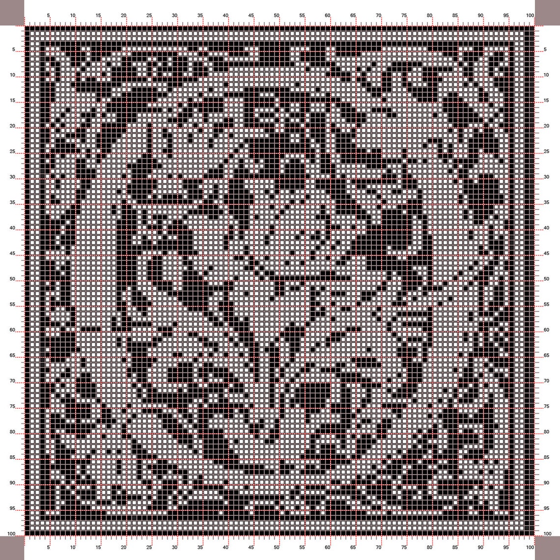 Alphabet - Letter O, Goudy Classic Style: Crochet/knit Graphgan Blanket ...