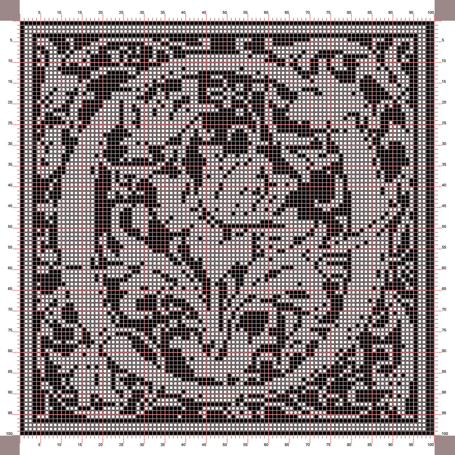 Alphabet - Letter O, Goudy Classic Style: Crochet/knit Graphgan Blanket ...